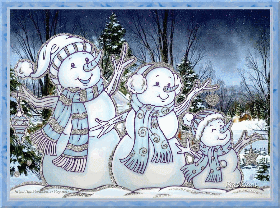 Famille de Bonhommes de Neige - Centerblog